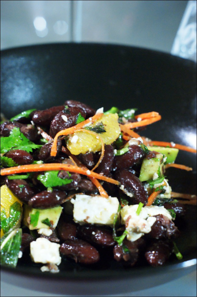 Salade de haricots rouges pour l’hiver