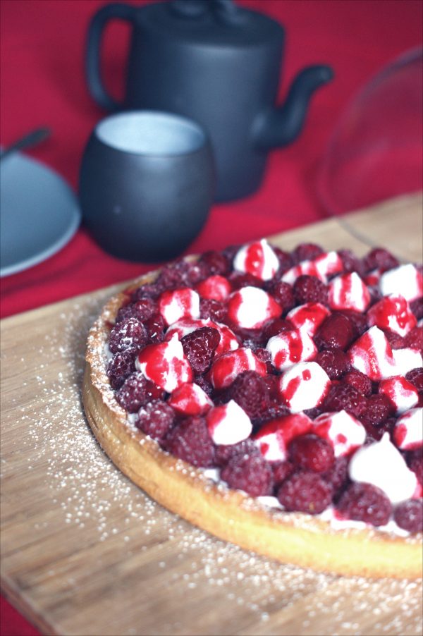Tarte framboise et meringue